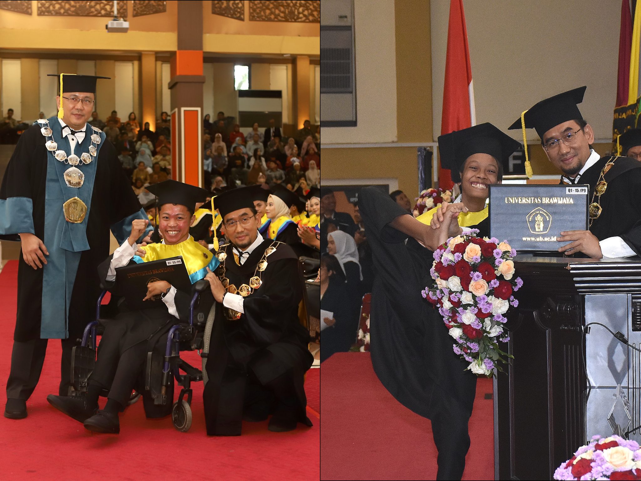 Wisudawan UB Duwik dan Elo: Disabilitas Bukan Halangan untuk Raih Mimpi ... Wisudawan UB Duwik dan Elo: Disabilitas Bukan Halangan untuk Raih Mimpi ...